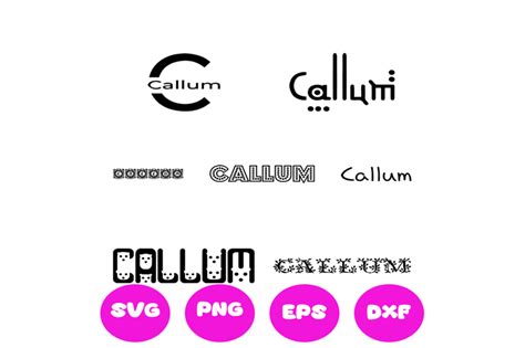 Callum Boy Names Svg Cut File By Brilliant Digital Designs Thehungryjpeg
