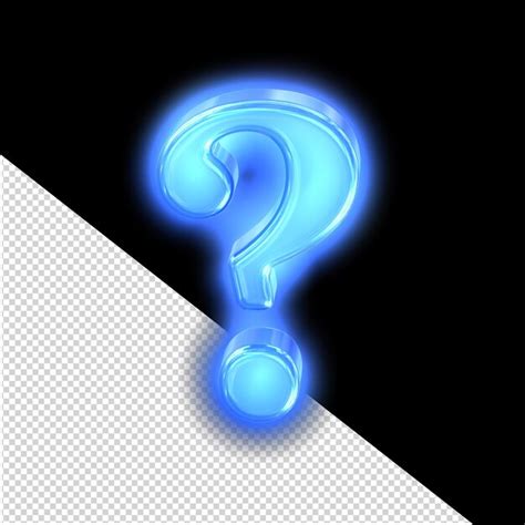 네온 블루 심볼 프리미엄 Psd 파일