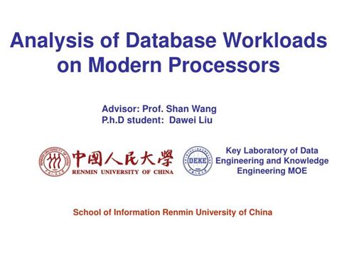 Ppt Analysis Of Database Workloads On Modern Processors Powerpoint Presentation Id572895