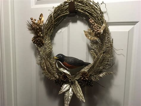 Robin Bird Winter Wreath ⋆ Behold Jewelry And Designs West Hartford Ct
