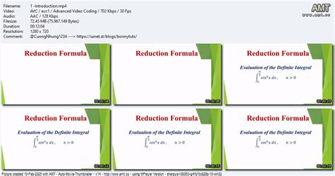 Differential Calculus Reduction Formulae Softarchive