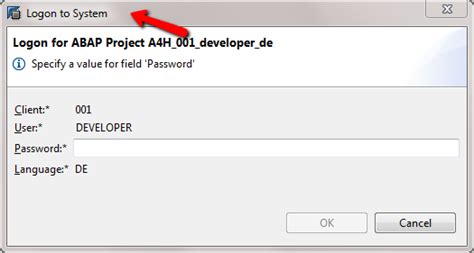 SAP ABAP Central Using KeePass To Logon To A ABAP Project In ABAP In
