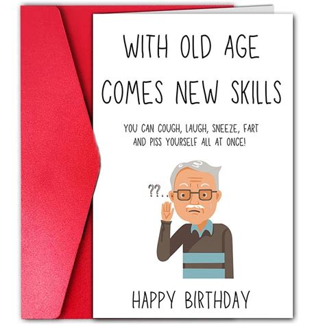 Blank Bithday Invitation For Elderly