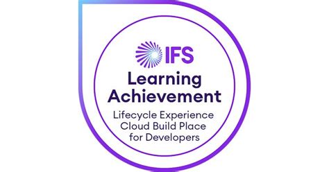 sayee ganu on linkedin ifs learning achievement lifecycle experience