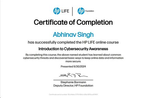Abhinav Singh On Linkedin Cybersecurity Learning Hpfoundation Digitalsafety Continuouslearning