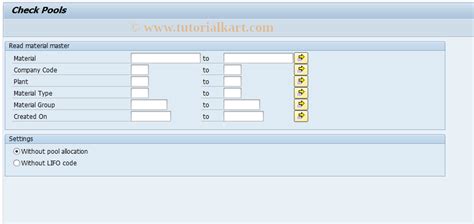 Mrla Sap Tcode Check Pool Formation