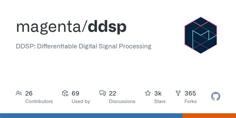 Github Magentaddsp Ddsp Differentiable Digital Signal Processing