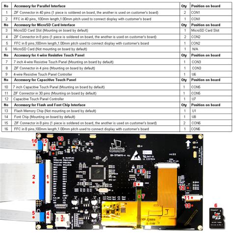 7 7inch Tft Lcd Module Display W Ssd1963 Xpt2046 Wholesale 7 7inch Tft Lcd Module Display W