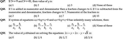 Cbse Class 10 Mathematics Pairs Of Linear Equations In Two Variables