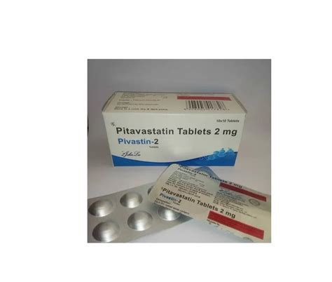 Pivastin Pitavastatin 2 Mg At ₹ 350stripe Pitavastatin Tablets In
