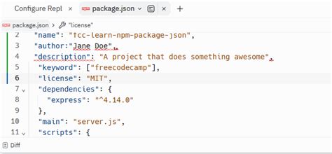 managing packages with npm add a license to your package json javascript the freecodecamp