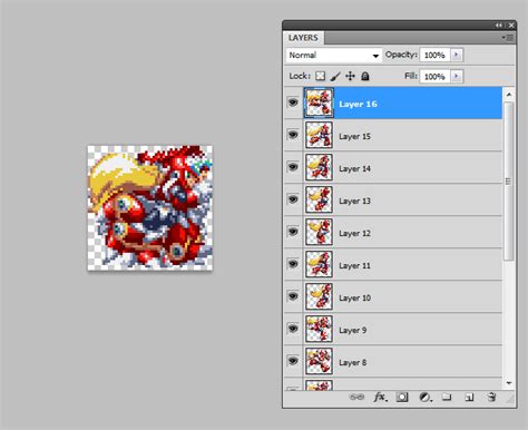 Zardokars Blog มาทำ Sprite Sheet ใน Photoshop กัน