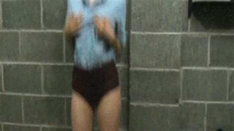 Student Samantha Alexandra Stripped Soaked For Incorrect P E Uniform MP Naked