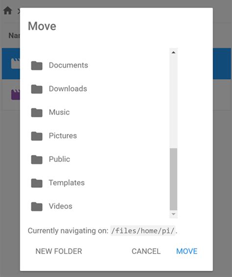 Add New Folder Option On Copy And Move Dialog · Issue 2659 · Filebrowserfilebrowser · Github