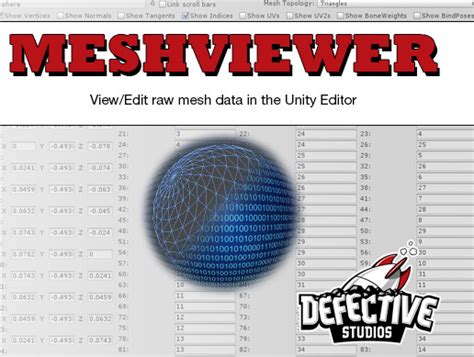 Mesh Viewer 유틸리티 도구 Unity Asset Store