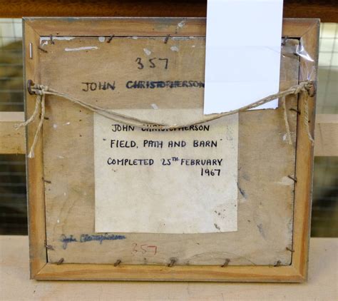 Lot 539 Christopherson John 1921 1996