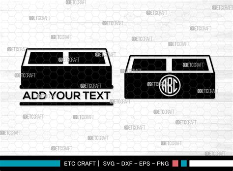 Cinder Block Svg Monogram Graphic By Pixel Elites · Creative Fabrica