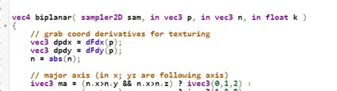 Shadertoy Glsl Conversion Error Biplanar Mapping Beginners Touchdesigner Forum