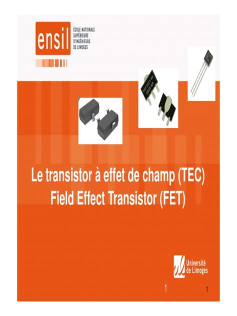 Transistor Effet Champ 191029205754 Pdf