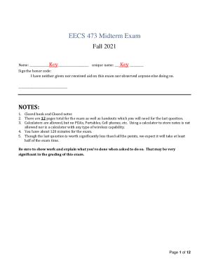 Fillable Online The University Of Michigan Department Of EECS EECS