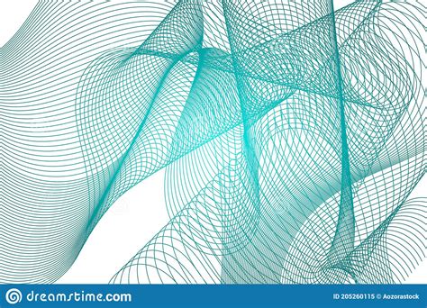 Abstract Wave Element For Design Digital Frequency Track Equalizer Stock Vector Illustration