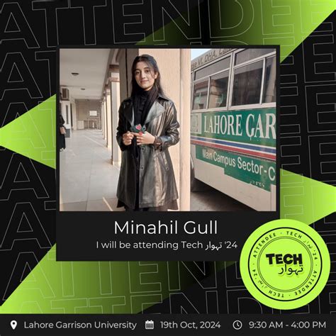 Minahil Gull On Linkedin Ill Be Attending Tech تہوار 24 Were Just Days Away From The Most