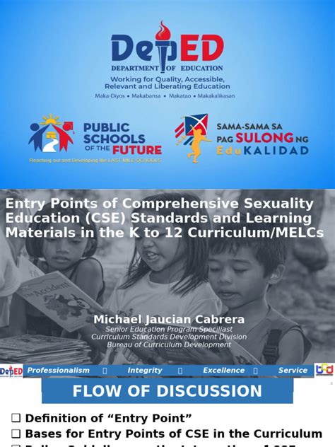 Session7 Entry Points Of Cse Standards Pdf Curriculum Sex Education