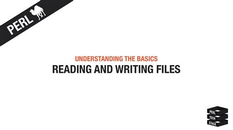 Perl Basics 24 Reading And Writing Files Youtube