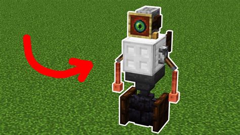 HOW TO MAKE A ROBOT IN MINECRAFT YouTube