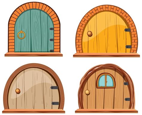 Hobbit Door Drawing Vectors And Illustrations For Free Download