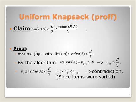 Ppt Approximation Algorithms For Knapsack Problems Powerpoint