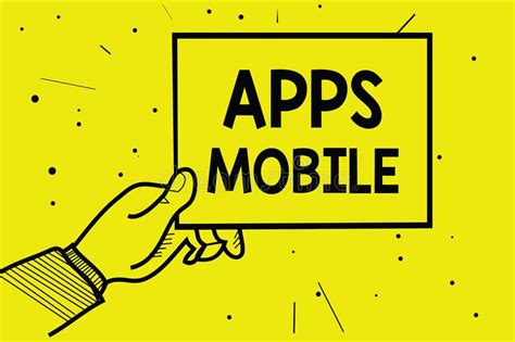 word writing text apps mobile business concept for computer program designed to run on phone