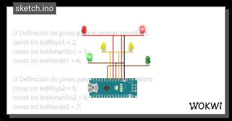 Semaforo De Dos Tiempos C Copy Wokwi Esp32 Stm32 Arduino Simulator