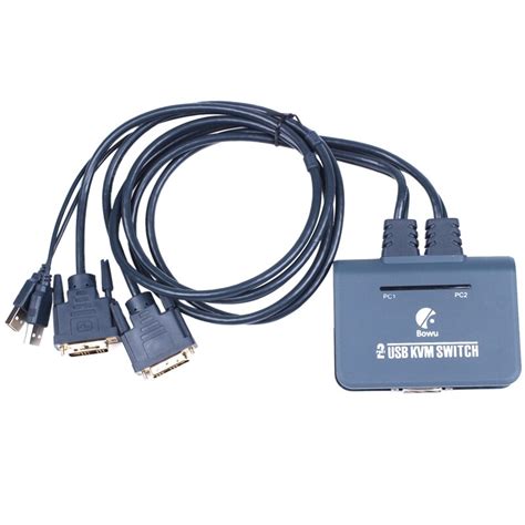 2 port usb 2 0 2 in 1 out dvi kvm switcher switch grandado