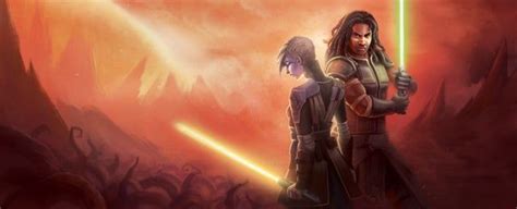 Asajj Ventress And Quinlan Vos In The Dark Disciple Novel Which