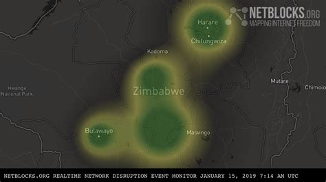 Zimbabwe Internet Shutdowns Amid Fuel Price Protests Netblocks