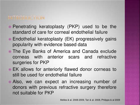 Dsaek Using Corneas With Previous Lasik Ppt Download