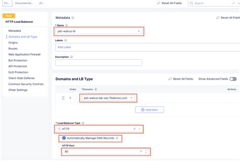 Lab 1 Deploying Load Balancer Configuring F5 Distributed Cloud Botdefense