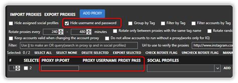How To Use The Proxy Manager Su Social