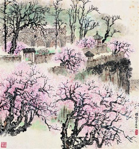 山上層層桃李花雲間煙火是人家 每日頭條