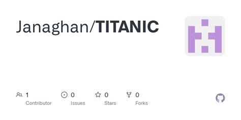 Github Janaghantitanic