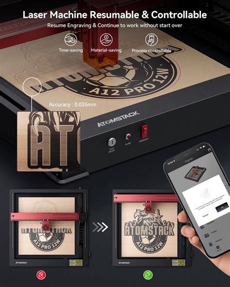 Atomstack A24 Ultra Laser Engraving Machine 120w With B3 Protective Bo