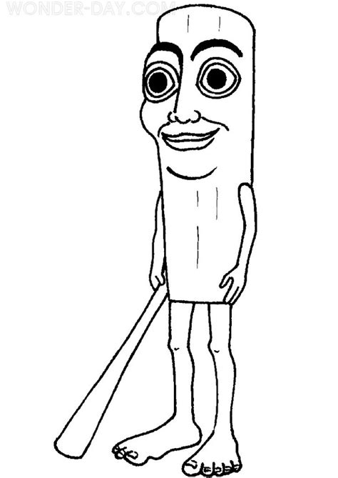 Tung Tung Tung Sahur Coloring Pages Wonder Day