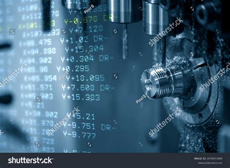 Abstract Scene Multitasking Cnc Lathe Machine Stock Photo 2078471884 Shutterstock