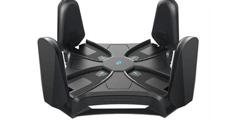 The Tp Link Archer Axe Omni Outer Automatically Moves Its Antenna For The Best Wi Fi The Verge