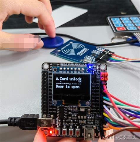 Rfid课程设计 基于stm32f103rct6的智能门禁系统，stm32rct6rc522oleddht1144矩阵键盘 Csdn博客