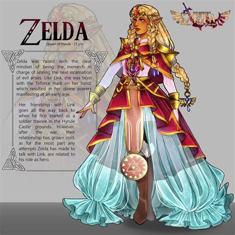 Artstation Queen Zelda Concept Art