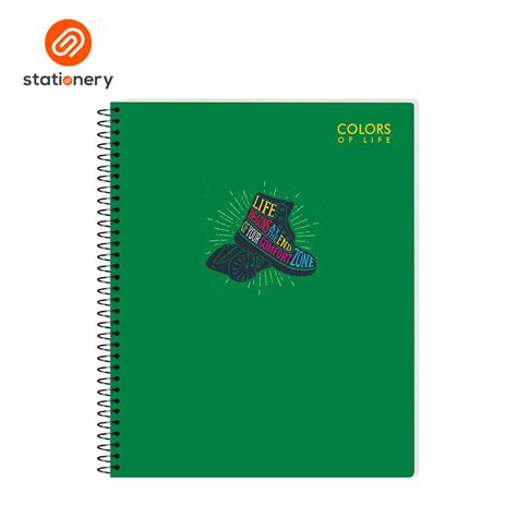 University Notebook Spiral Assorted Sm Stationery