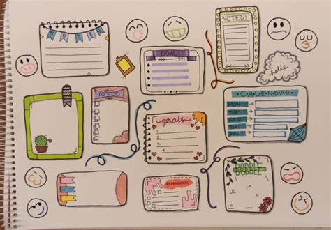 Cute Notes🪐🤍 Giấy Viết Sổ Tay Lịch Bullet Journal Writing Bullet Journal Lettering Ideas