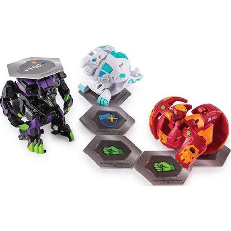Bakugan Battle Planet Ultra 3 Pack Darkus Lupitheon